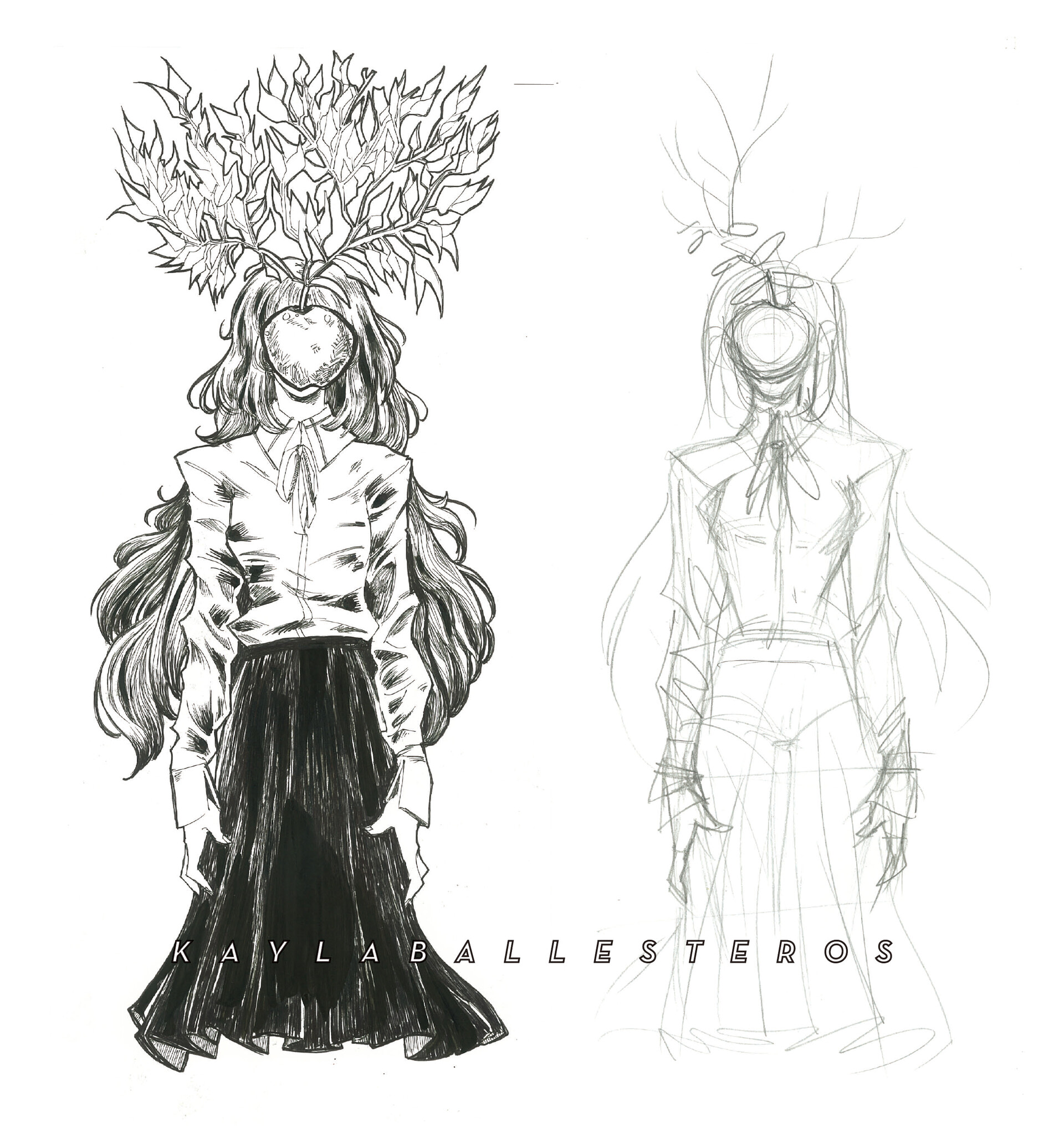 ArtStation - Start to Finish: Iridescent character drawings