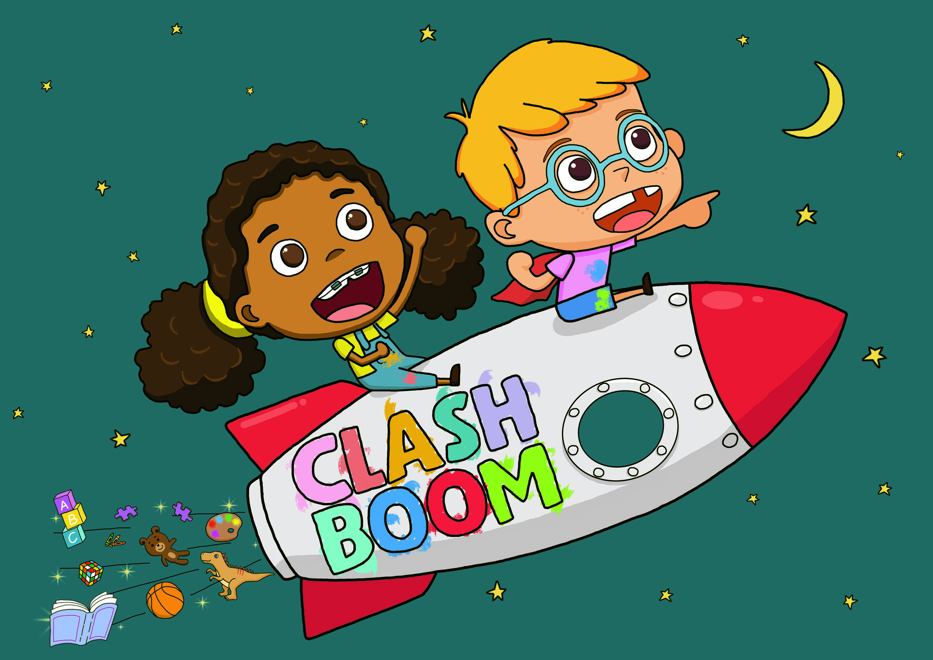 ArtStation - Logo Clash Boom