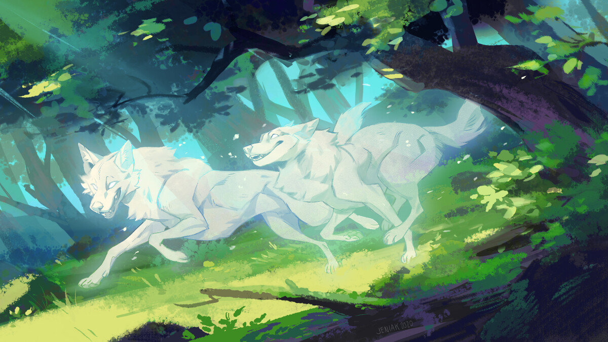 ArtStation - Young spirits