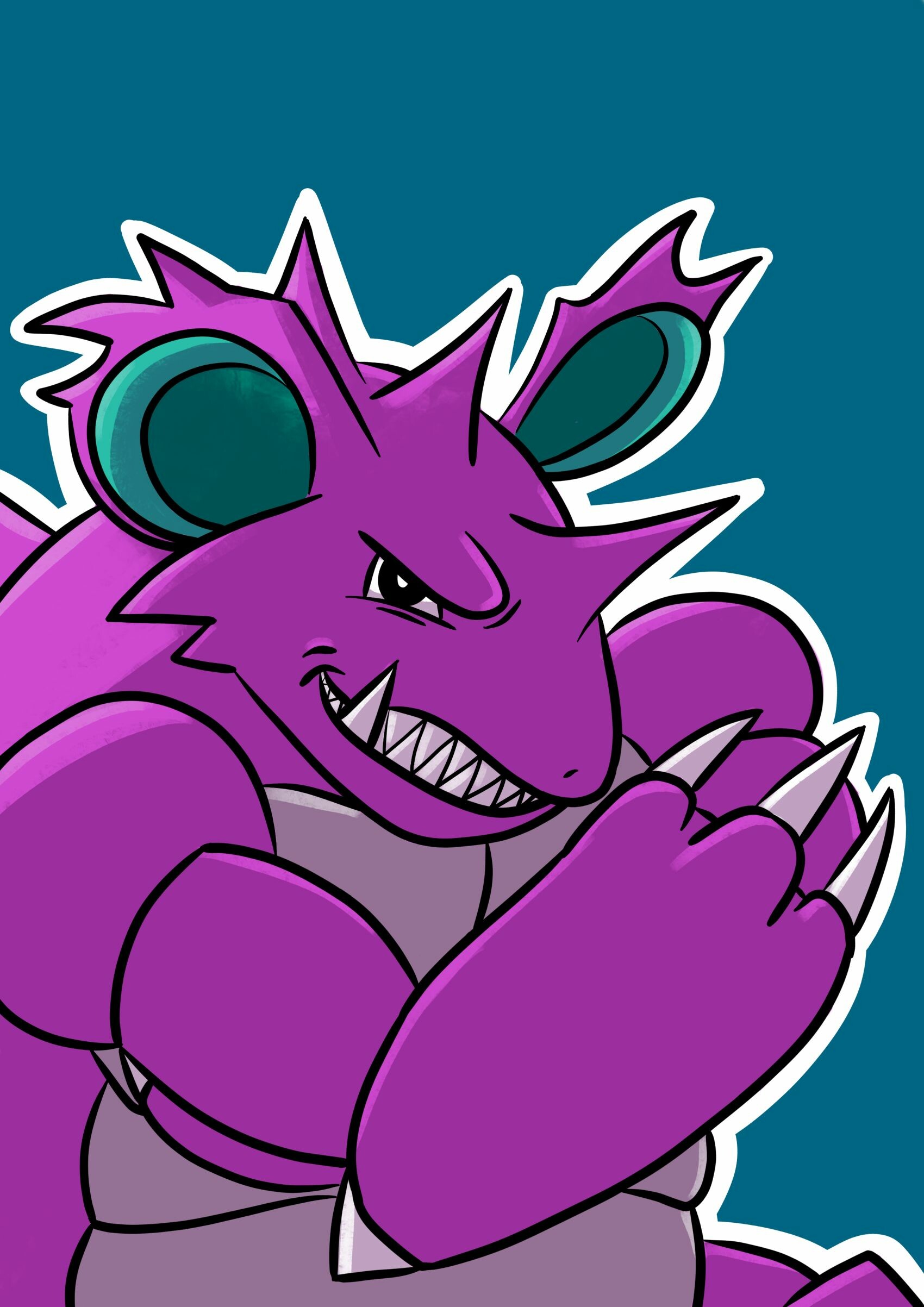 ArtStation - Fan art of Nidoking