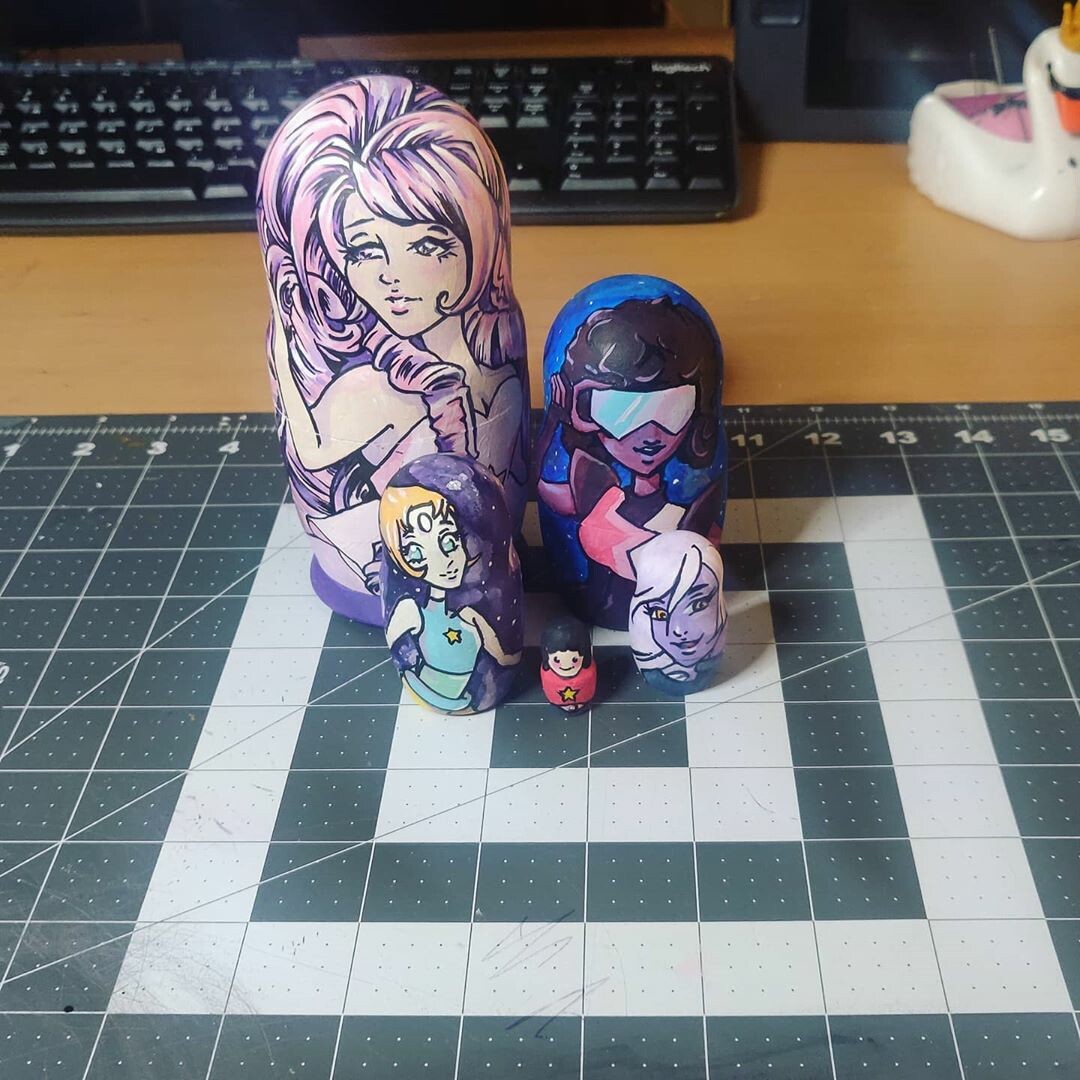 ArtStation - Crystal Gems Matryoshka Set