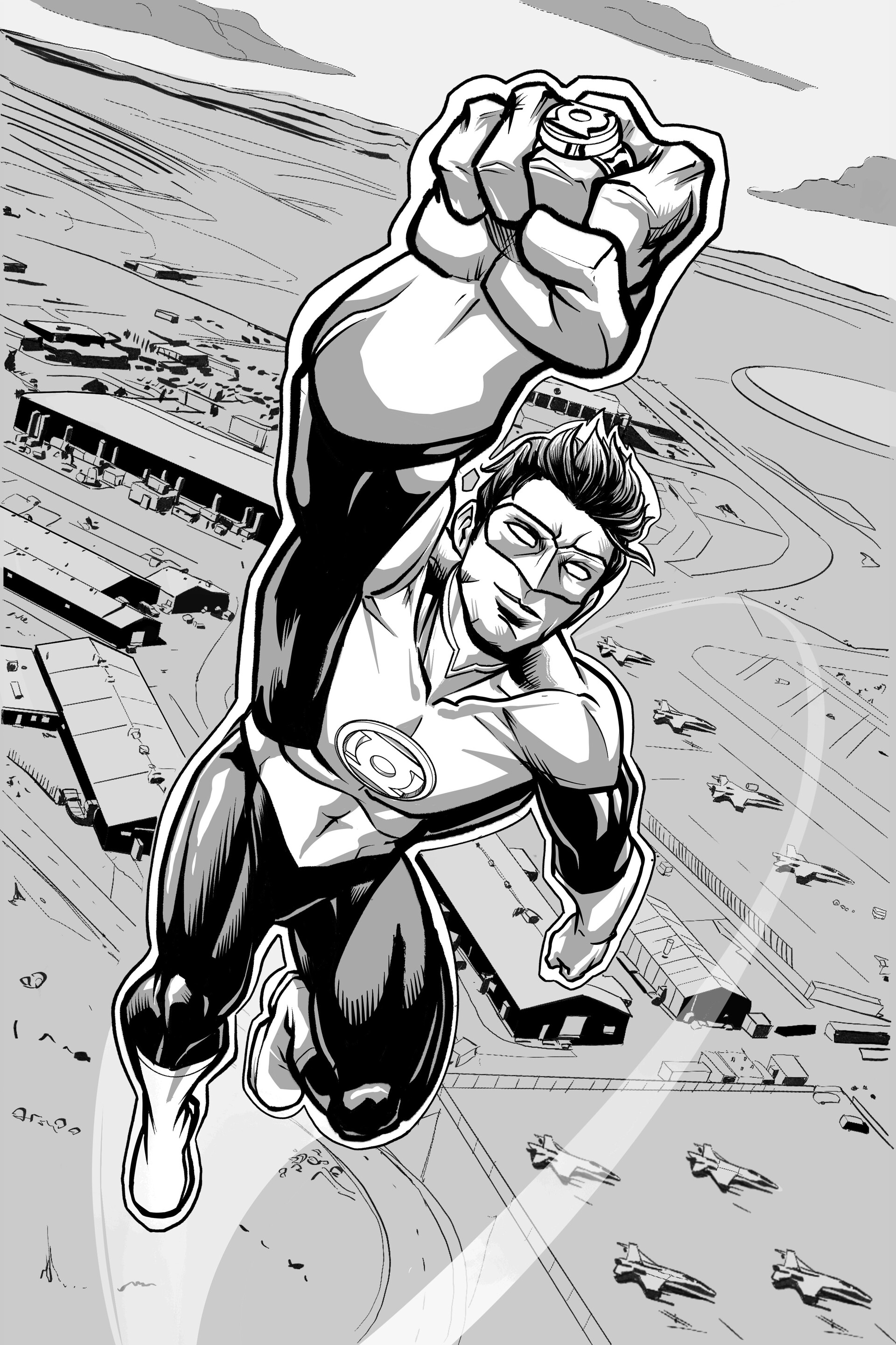 ArtStation - Green Lantern - Splash