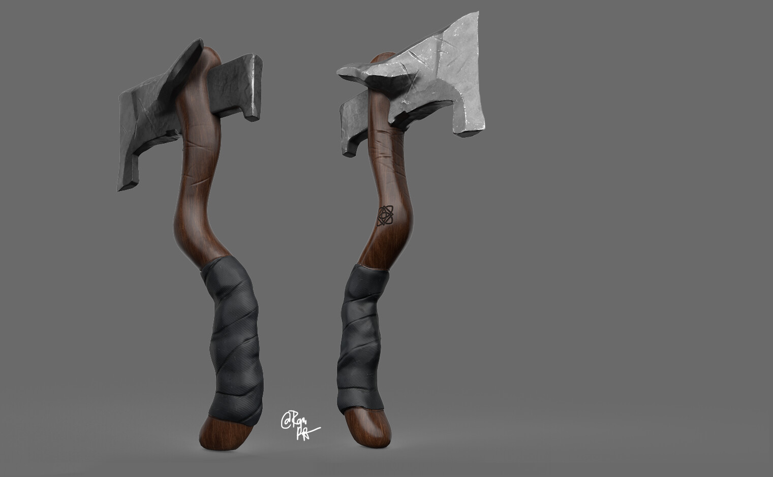 ArtStation - Stylized Axe practice