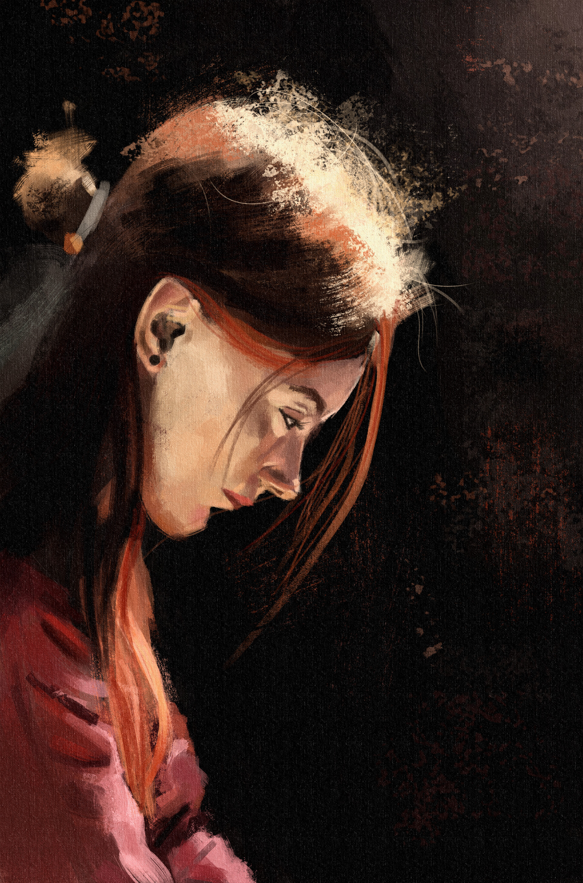 ArtStation - Thinking Girl