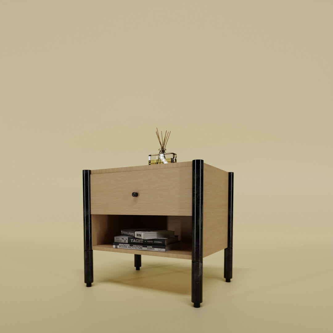 ArtStation - Morrison Bedside Table - Animated