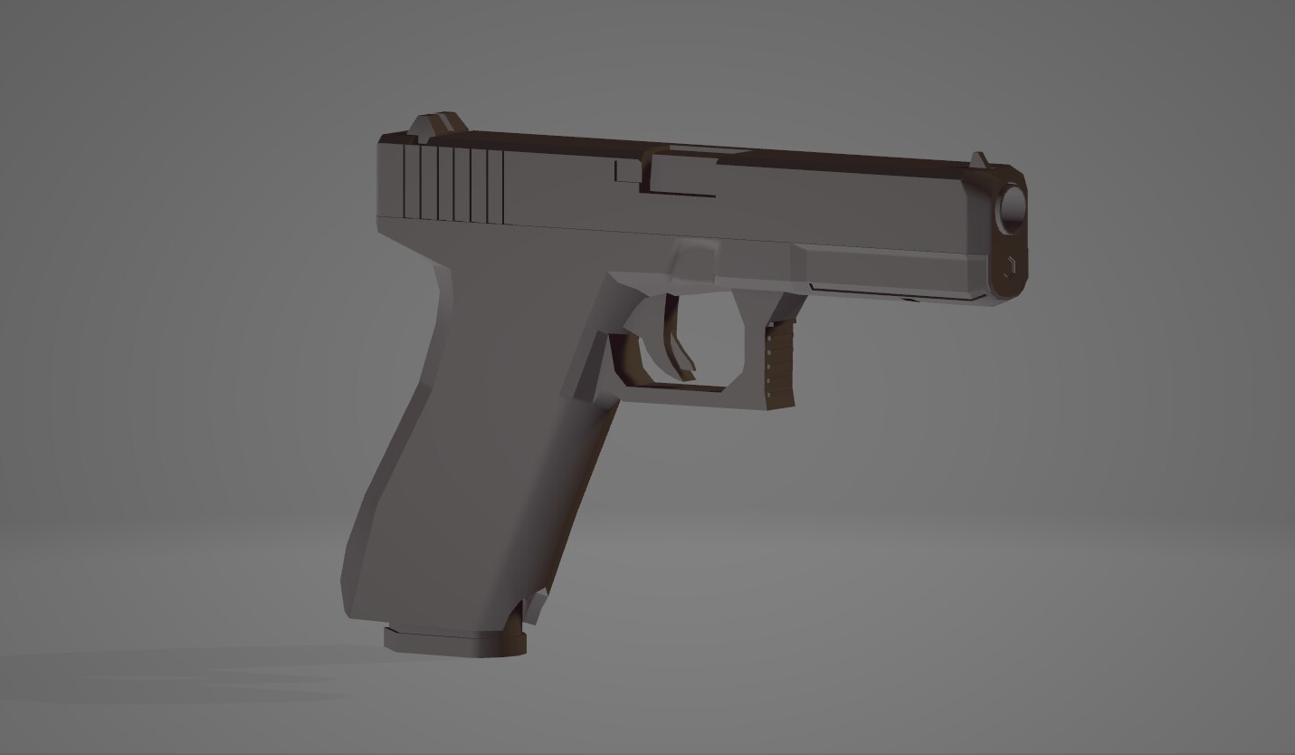 ArtStation - 3D MODEL - Glock 19