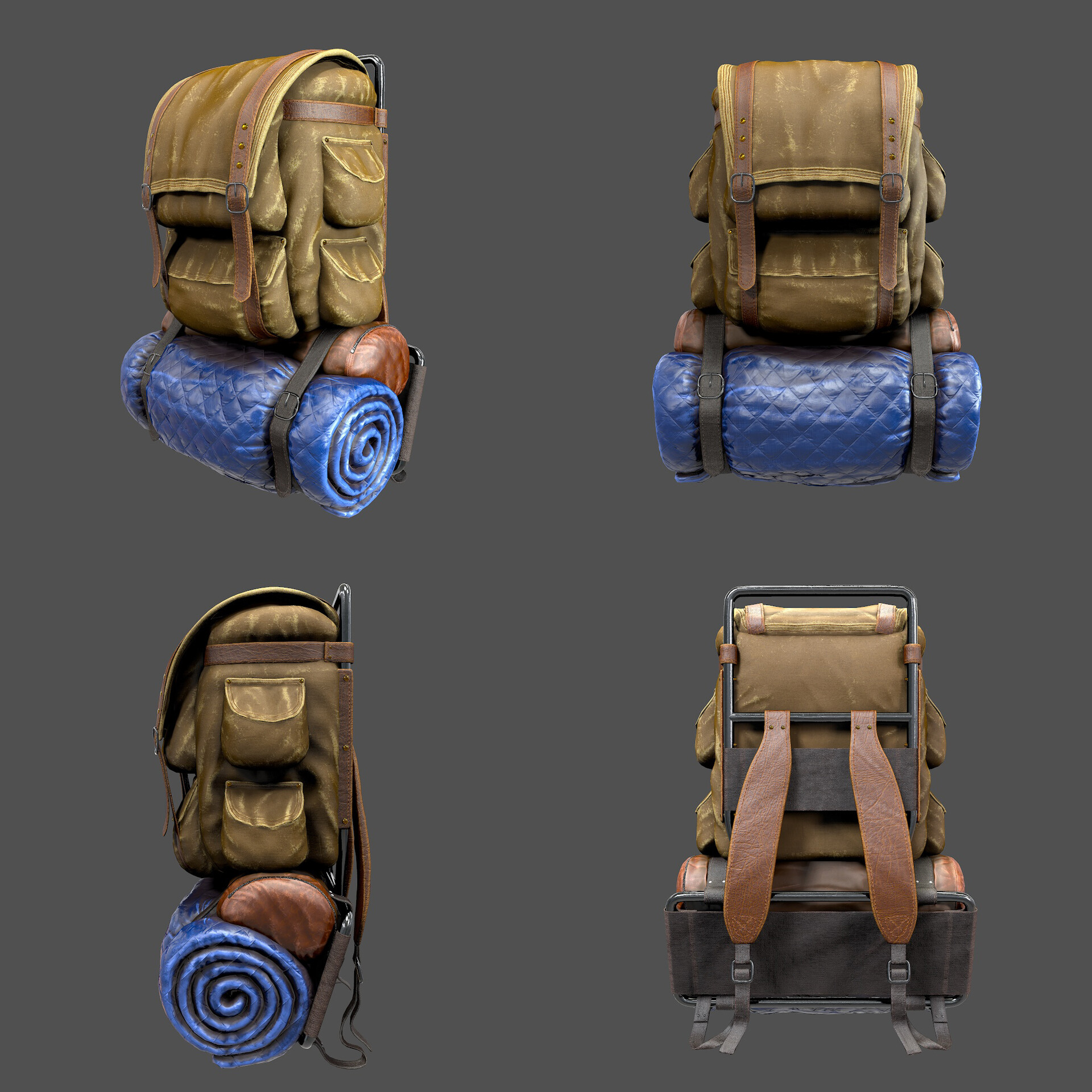 ArtStation - Camping Assets/Props Individual Models
