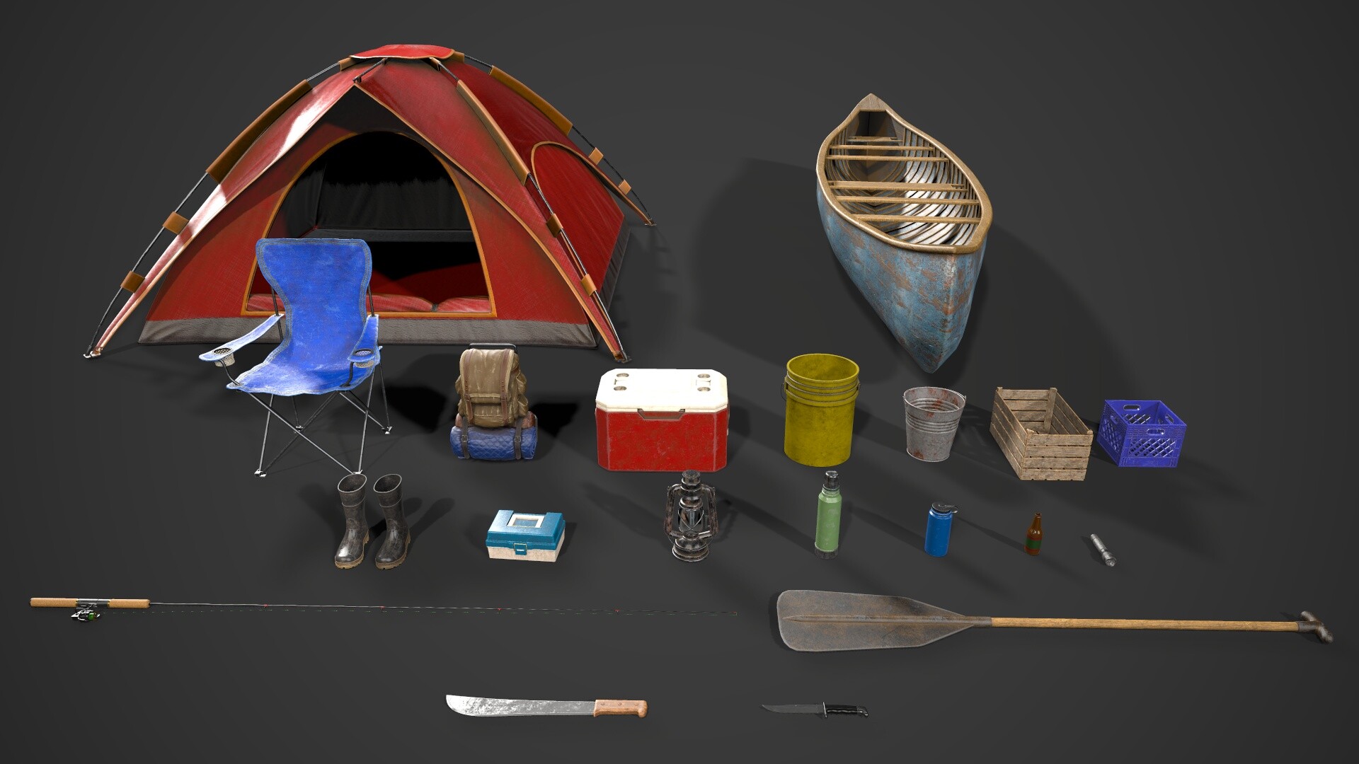 ArtStation - Camping Asset Pack