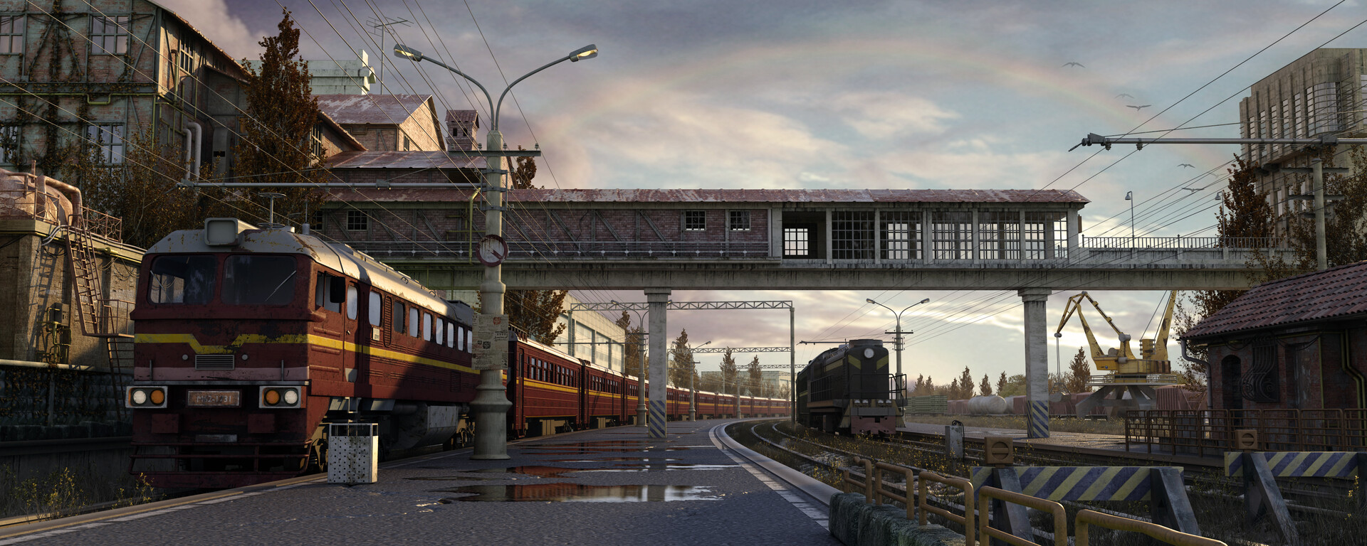 ArtStation - Railway Station