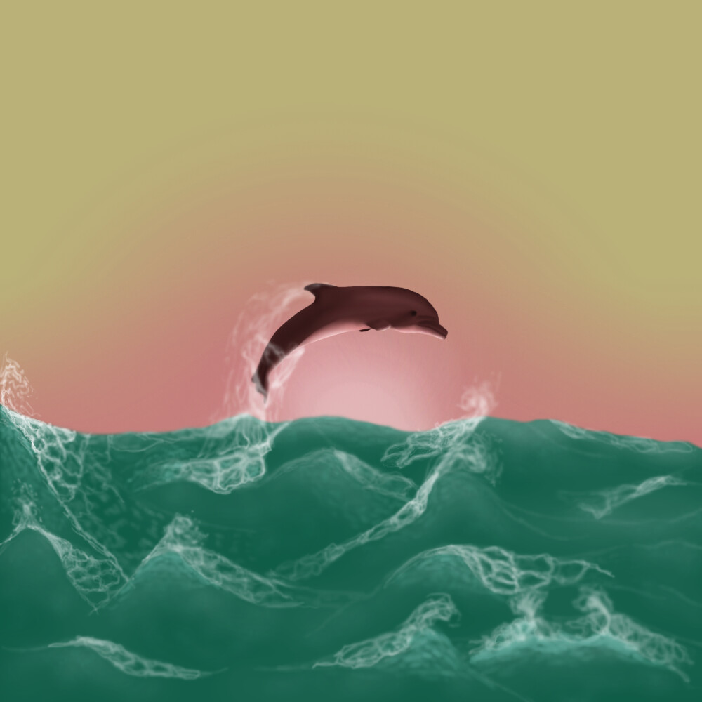 ArtStation - Pink Dolphin
