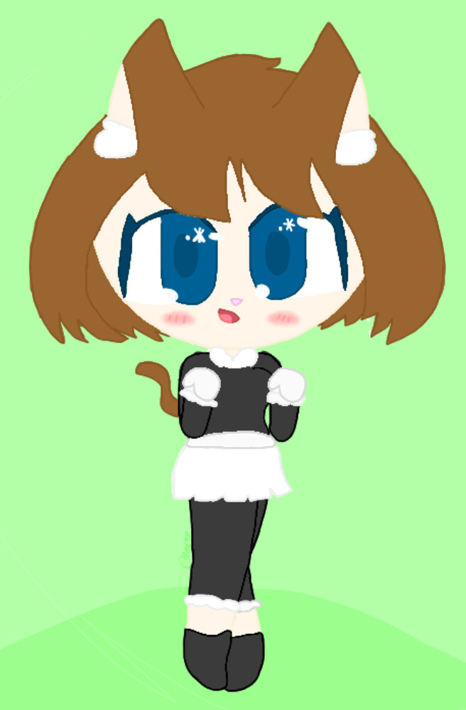 ArtStation - New Lineart Style; Claire the Meifwa