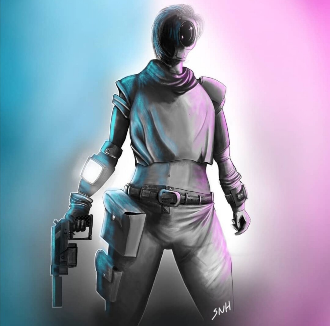 ArtStation - The Neon Superhero