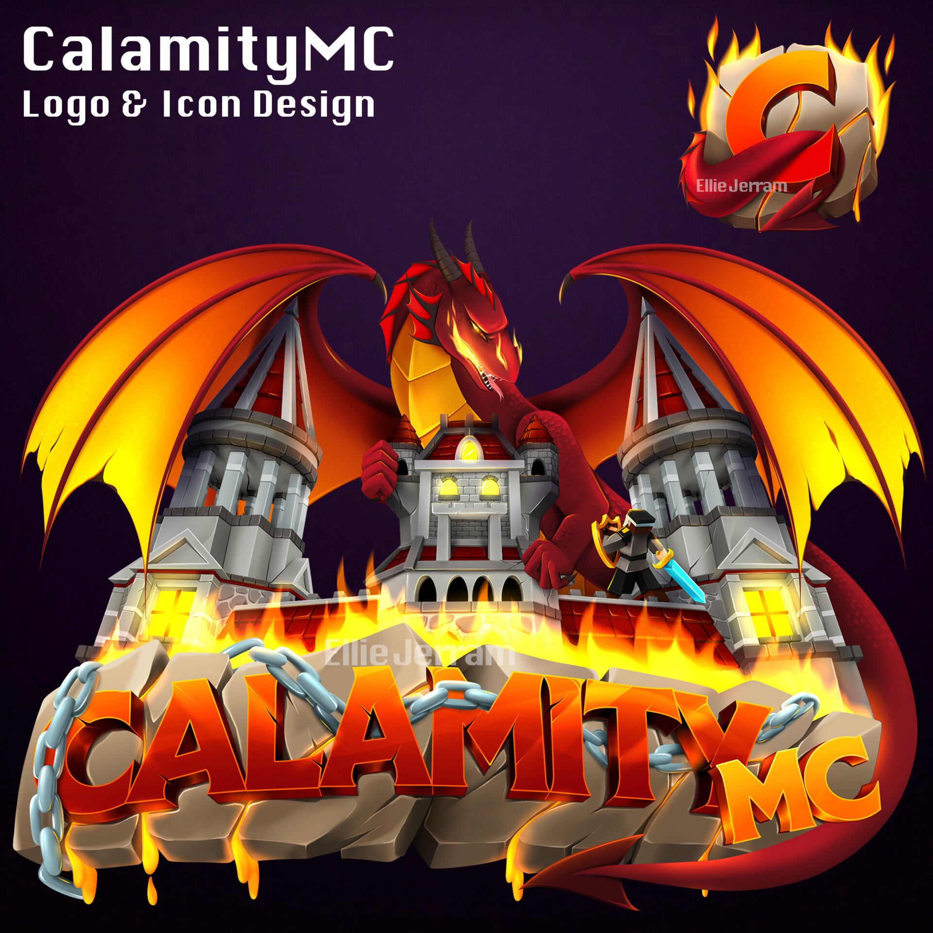 ArtStation - CalamityMC Logo & Icon