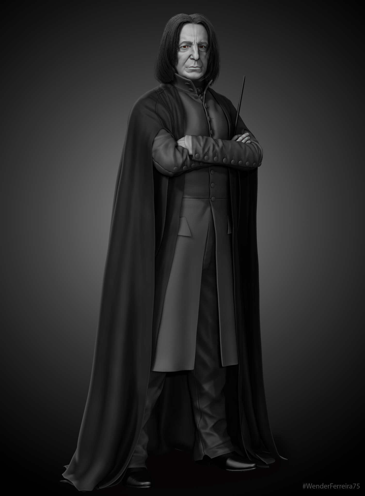 ArtStation - severus snape picture frame