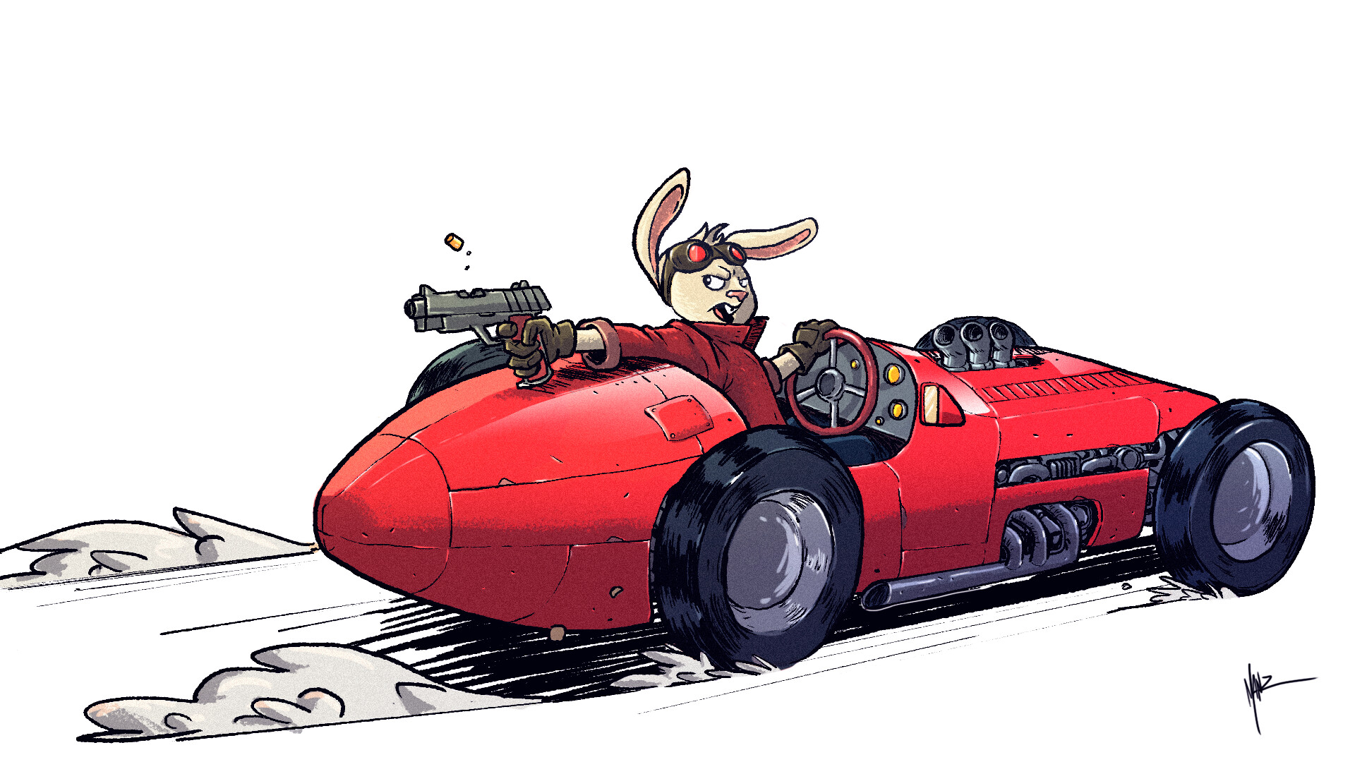 ArtStation - The runaway Rabbit