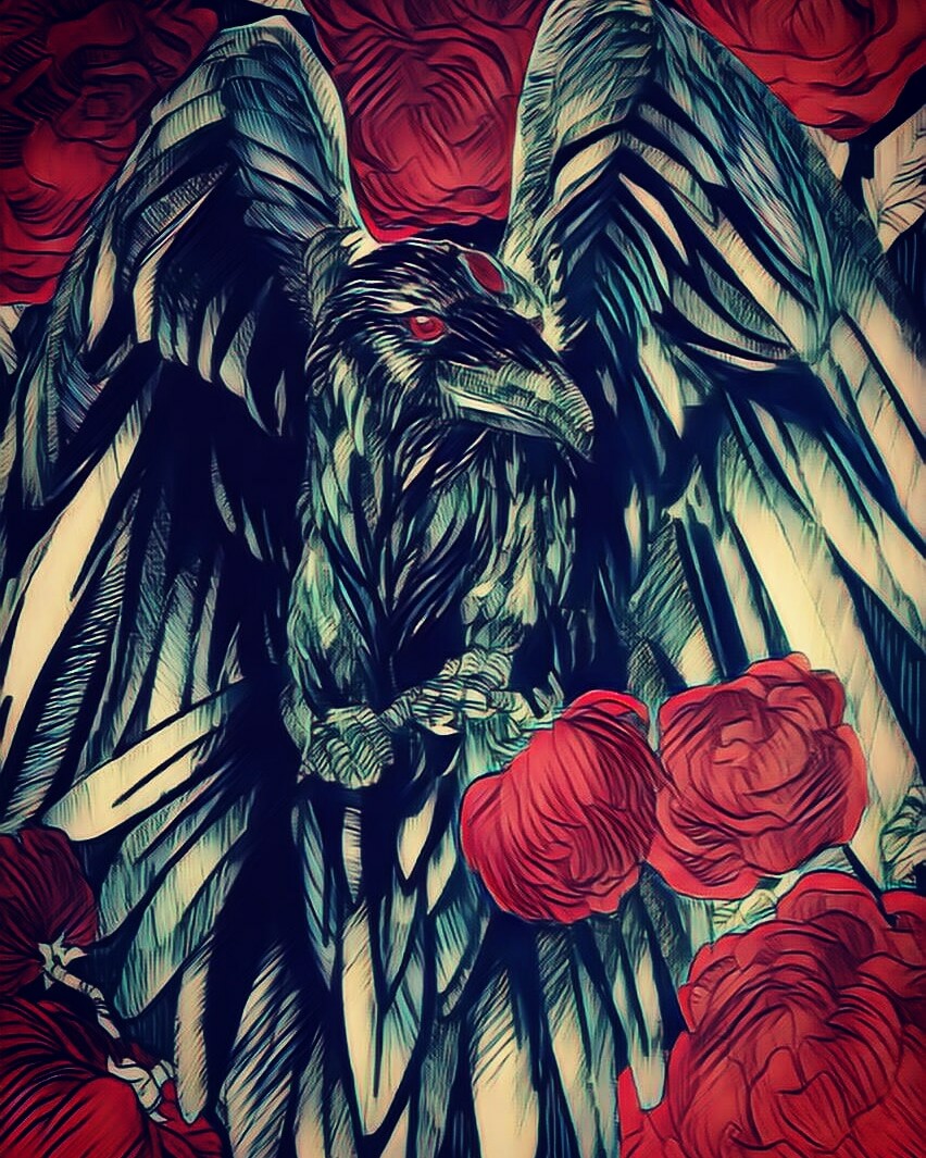 ArtStation - Raven/roses