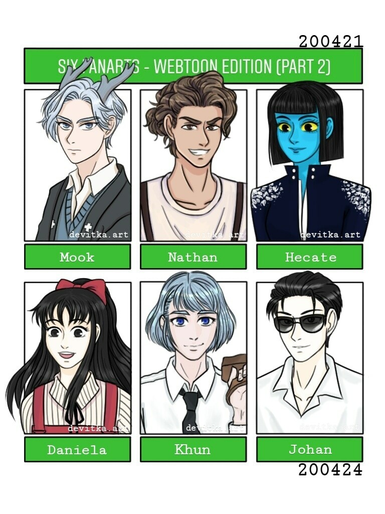 ArtStation - Webtoon Fanarts (PT 2)