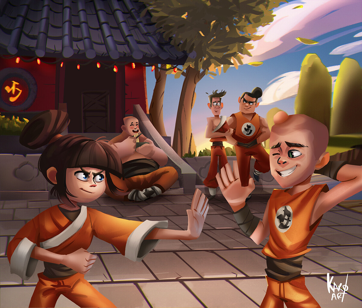 ArtStation - Shaolin Academy
