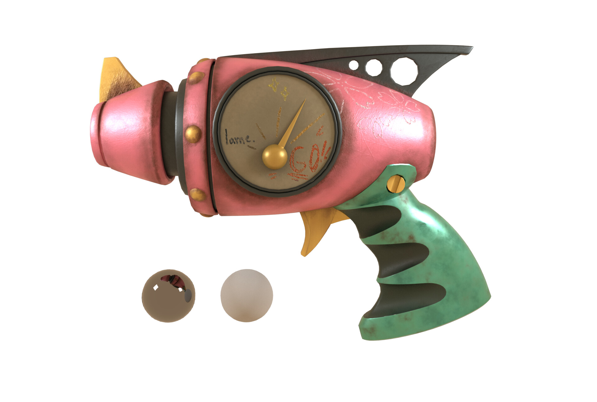 ArtStation - Raygun render (classwork)