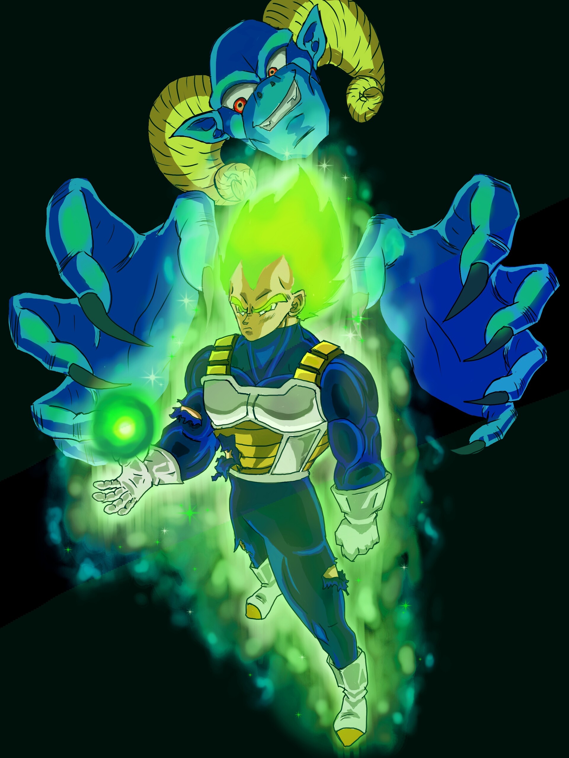 ArtStation - Vegeta evolved