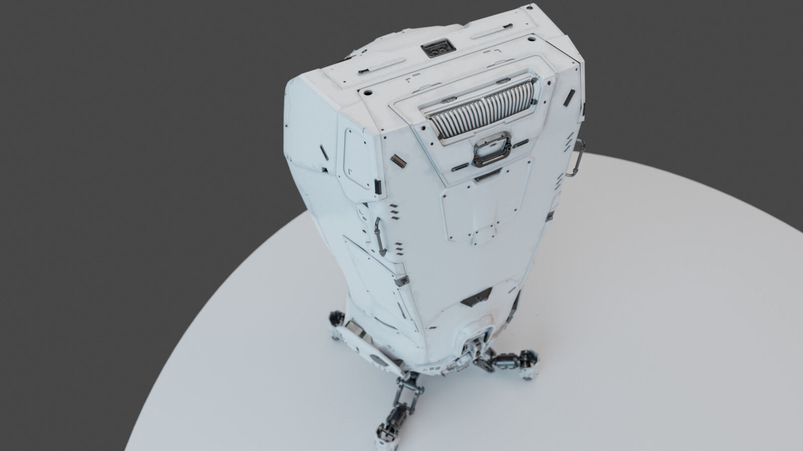 Mario Abou Samra - WIP - Robot - Hard Surface Modeling Course (by Creative Shrimp)