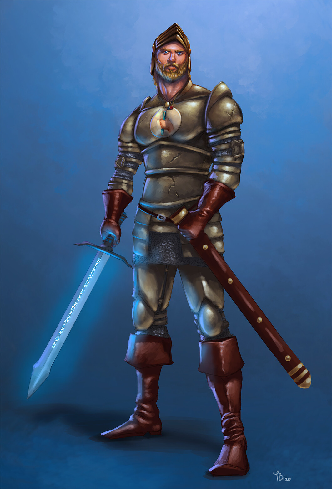 ArtStation - Knight - character profile