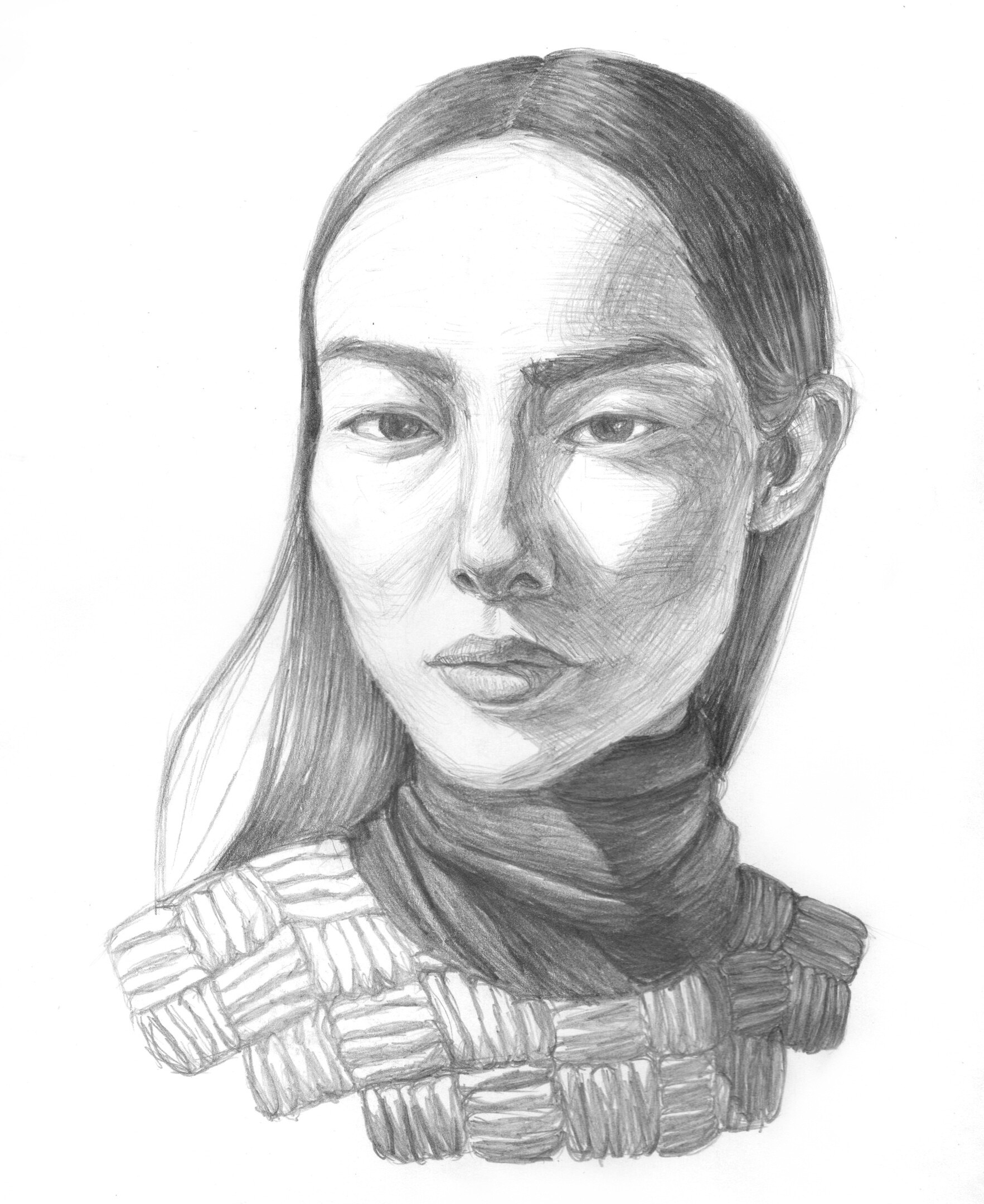 ArtStation - Portrait of a beautiful Asian woman