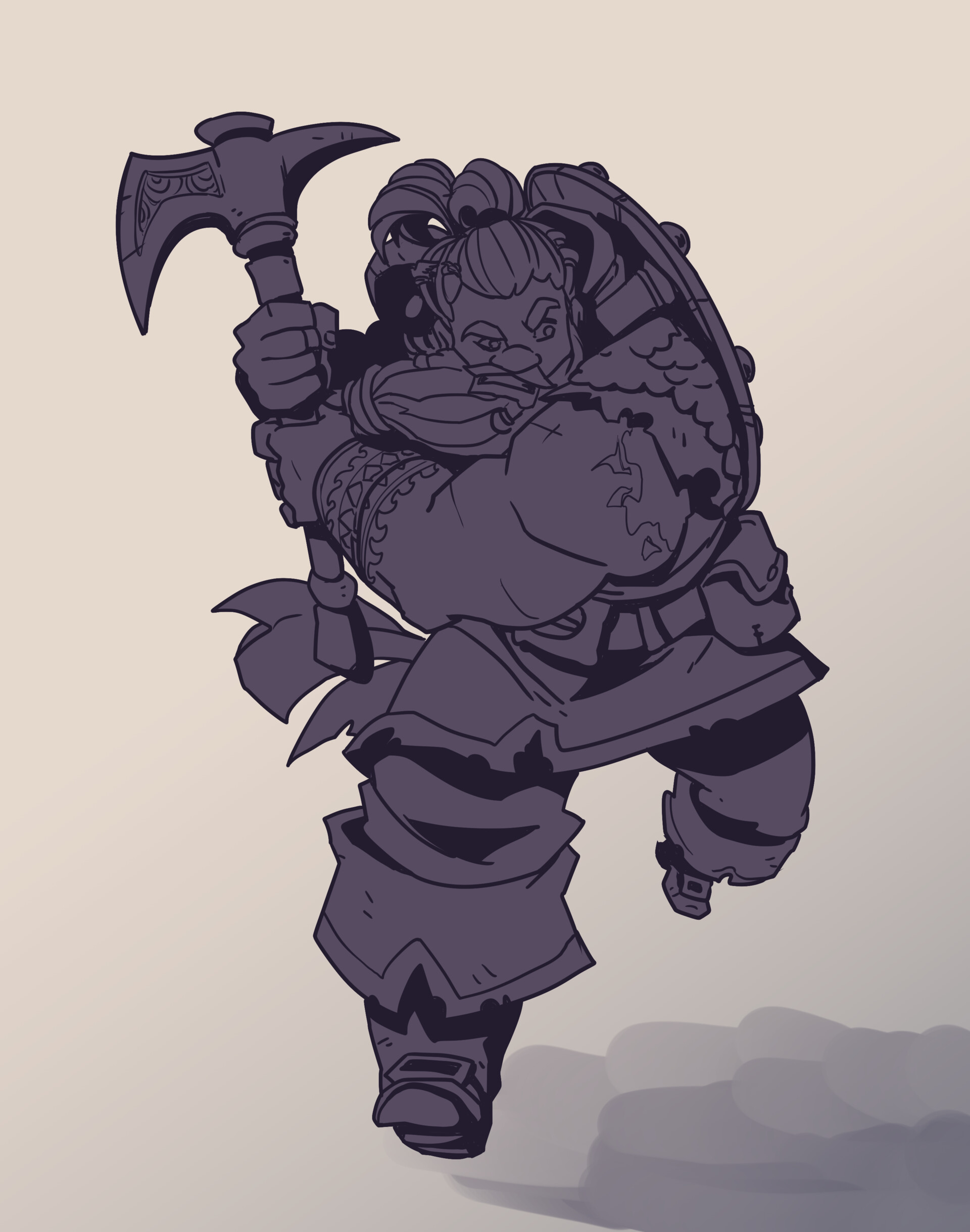Bone Dust - Rurik the sea dwarf commission
