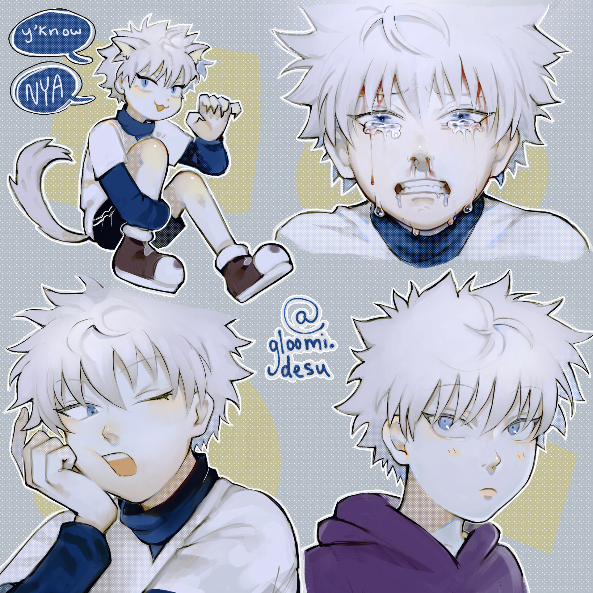 ArtStation - Killua doodles