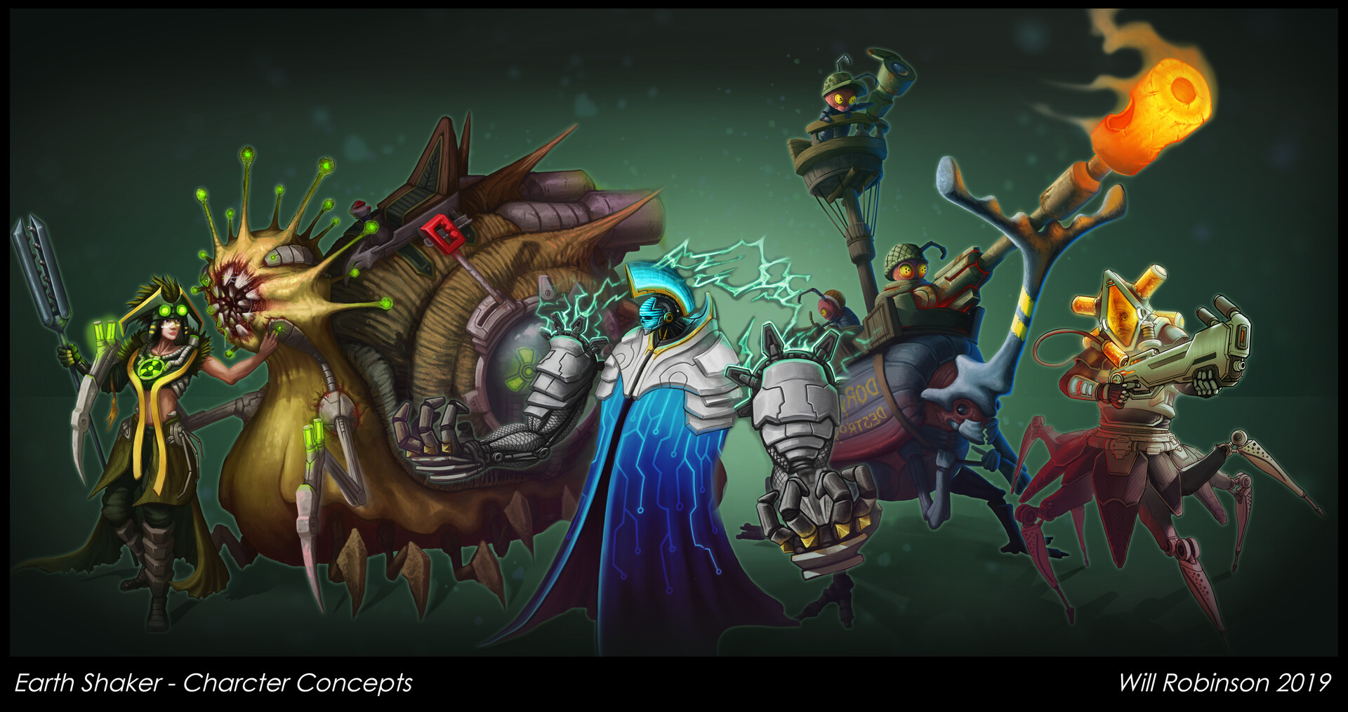 ArtStation - Earth Shakers Character Concepts