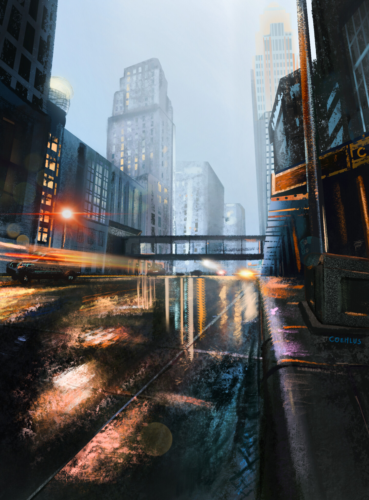 ArtStation - Cityscape study