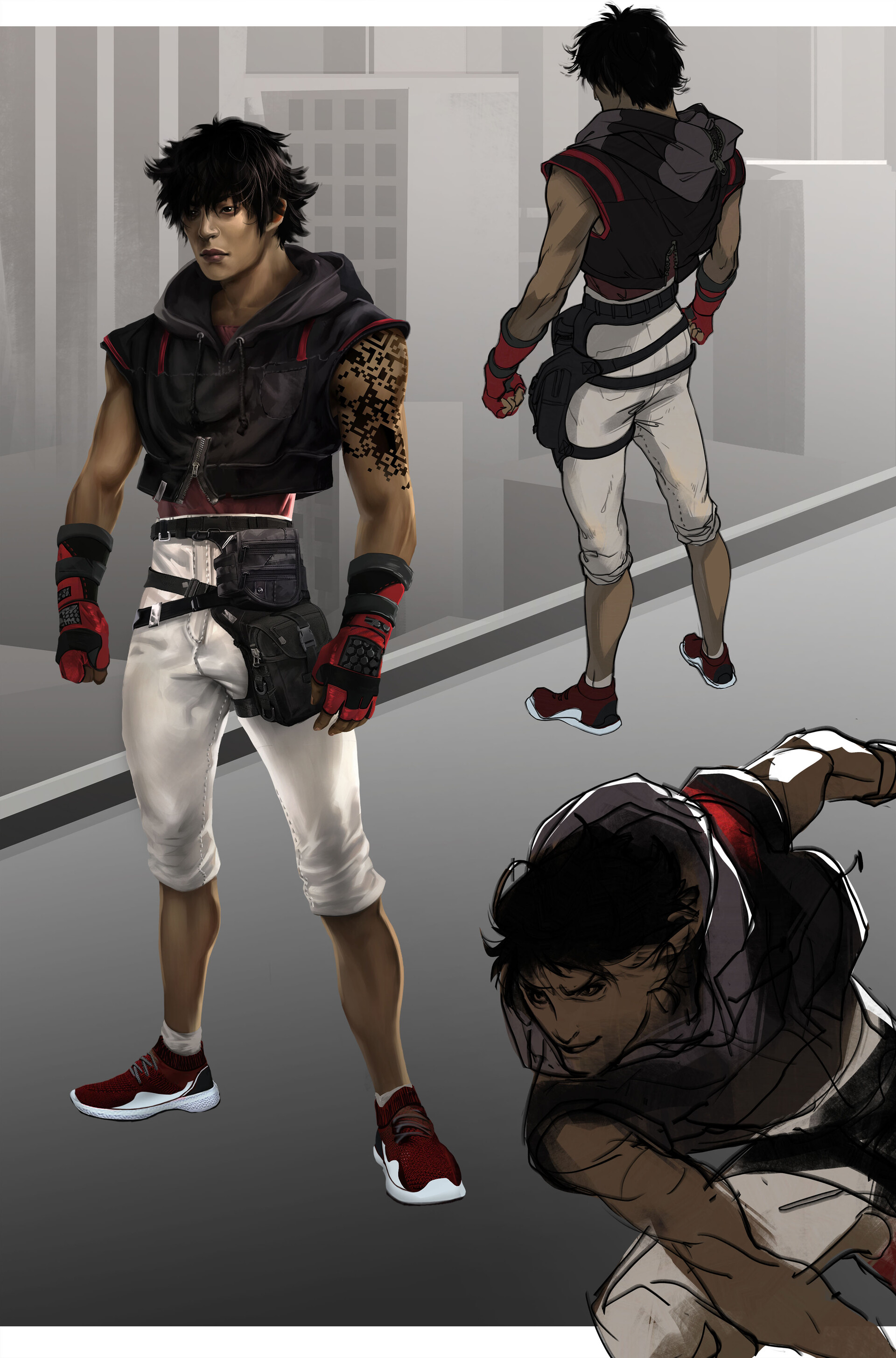 Rachel Walpole - Faith - Mirror's Edge Redesign Concept Art