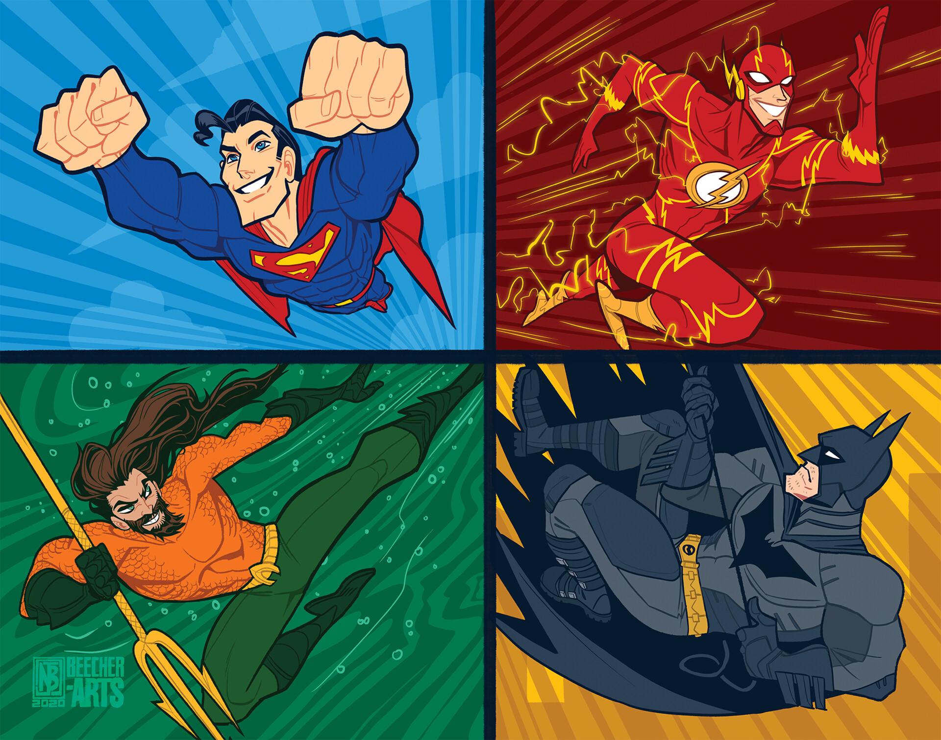 ArtStation - DC Heroes Poster