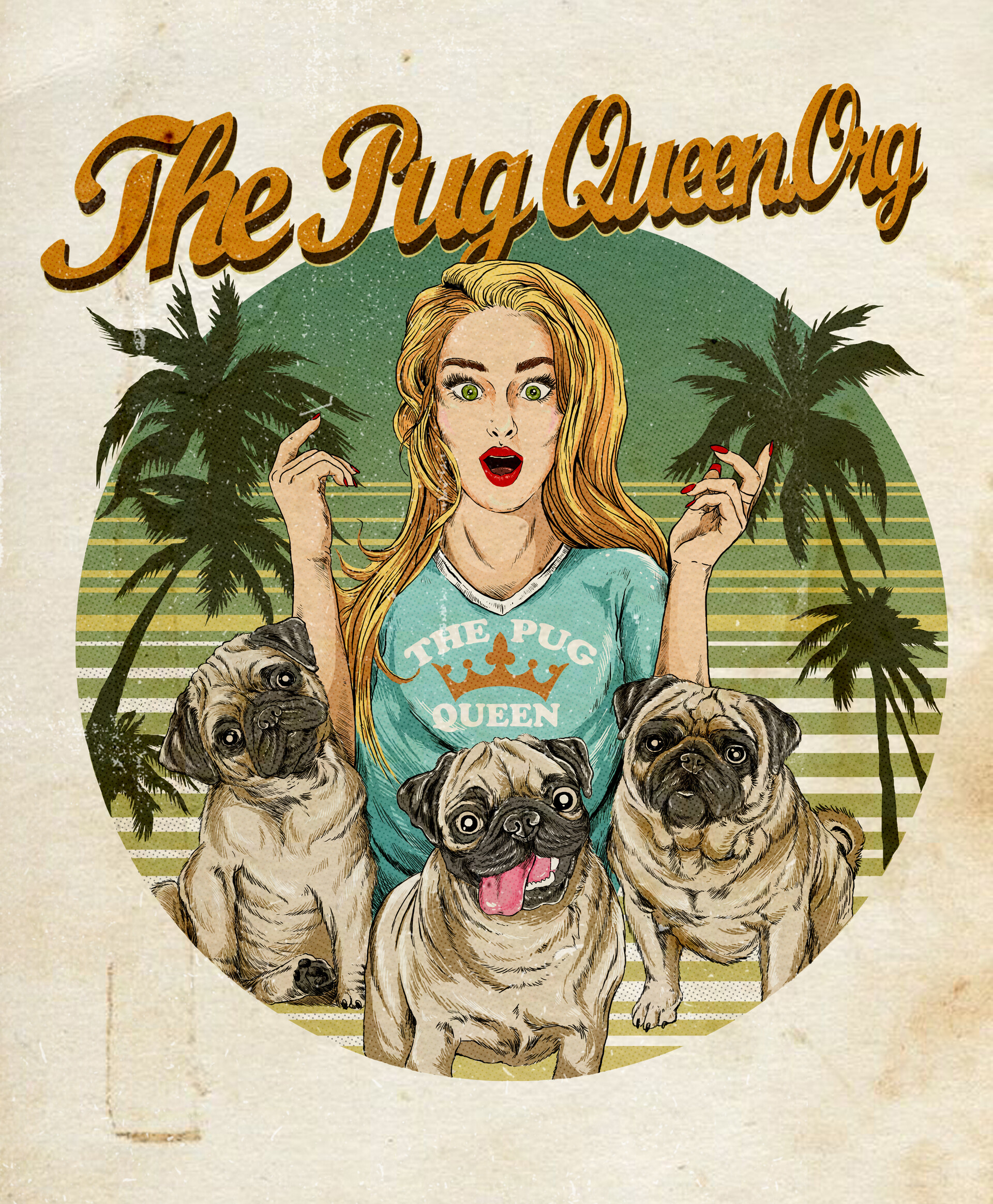 ArtStation - pug queen