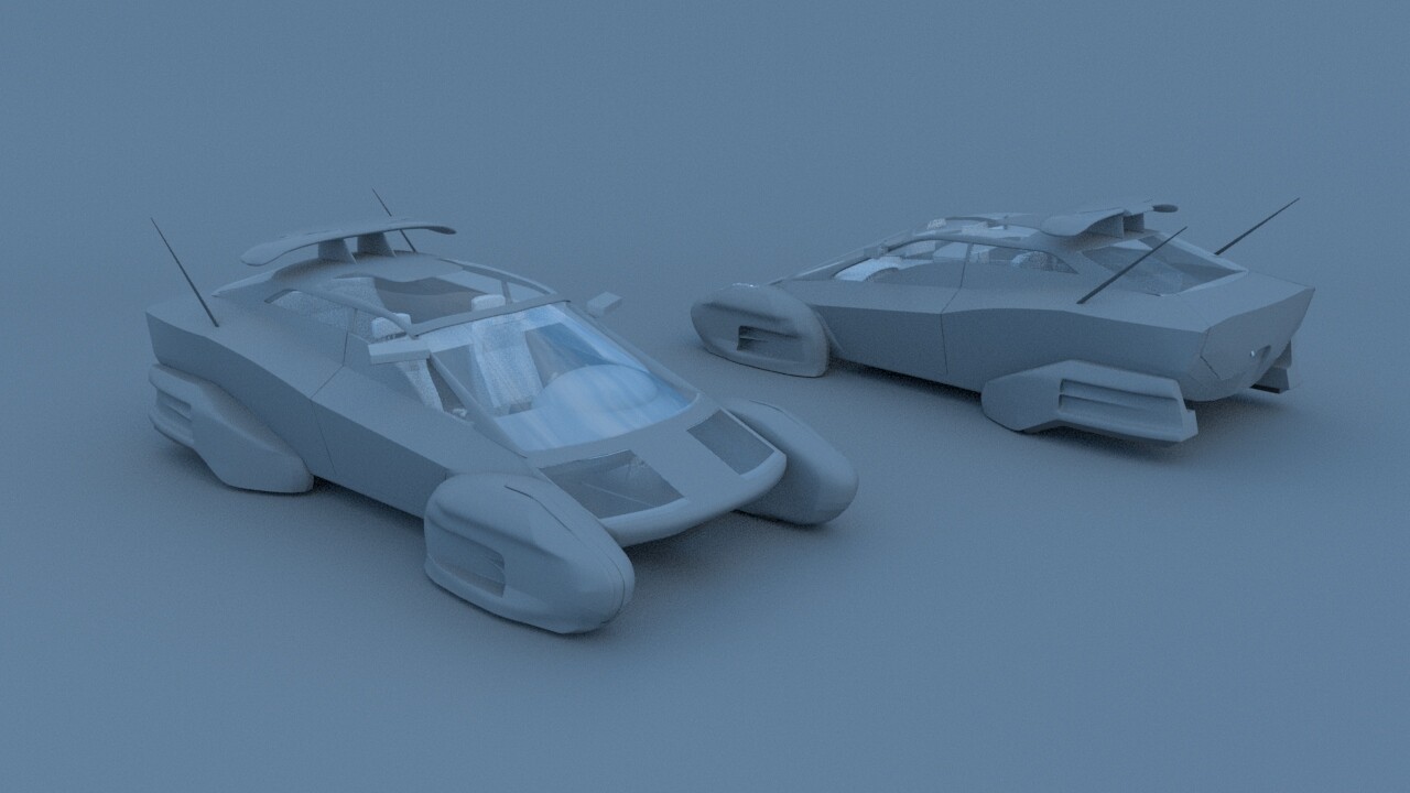 ArtStation - Futuristic Police Car