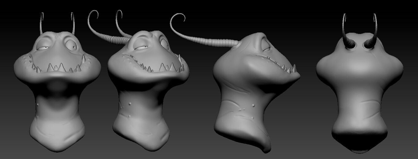 ArtStation - Monster Sculpture