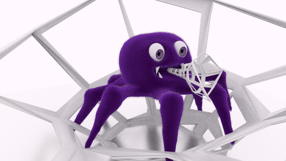 ArtStation - Pixar style 3D spider model 🕷️🕸️