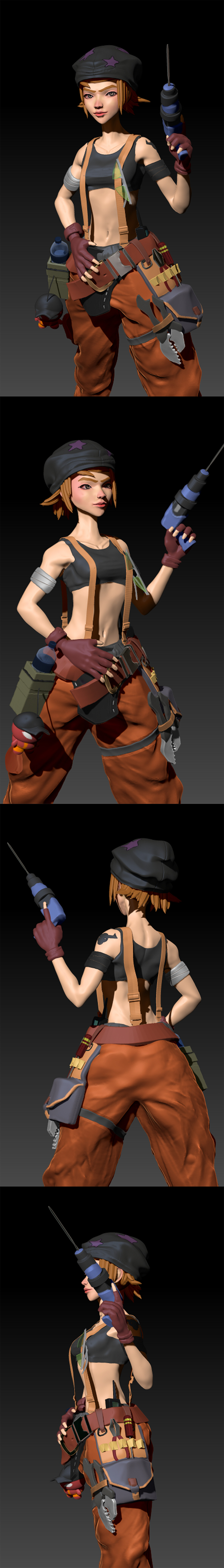 ArtStation - Engineer Character (Concept By Kmars Fights)