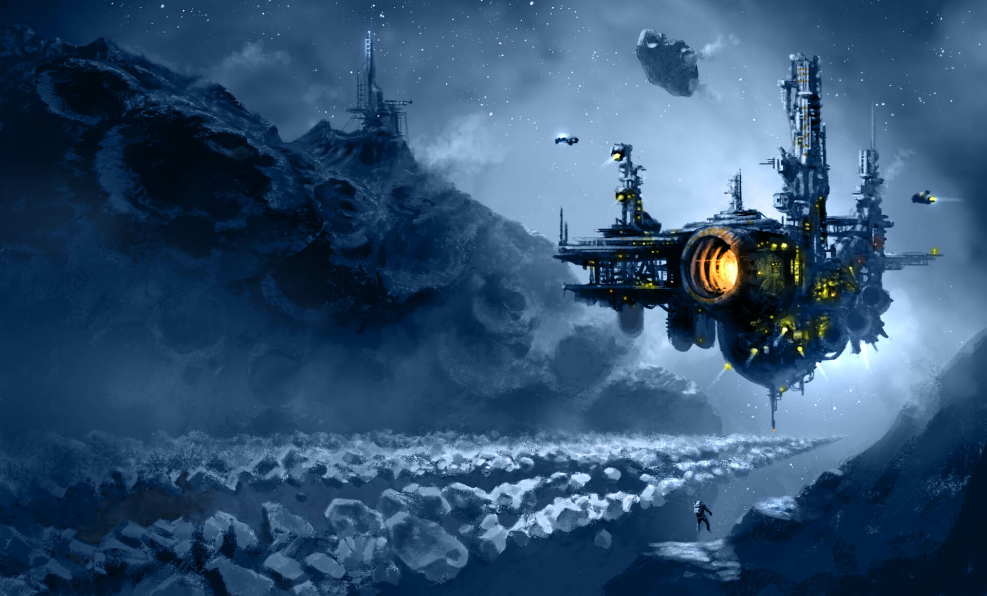 ArtStation - Ring Miners base station