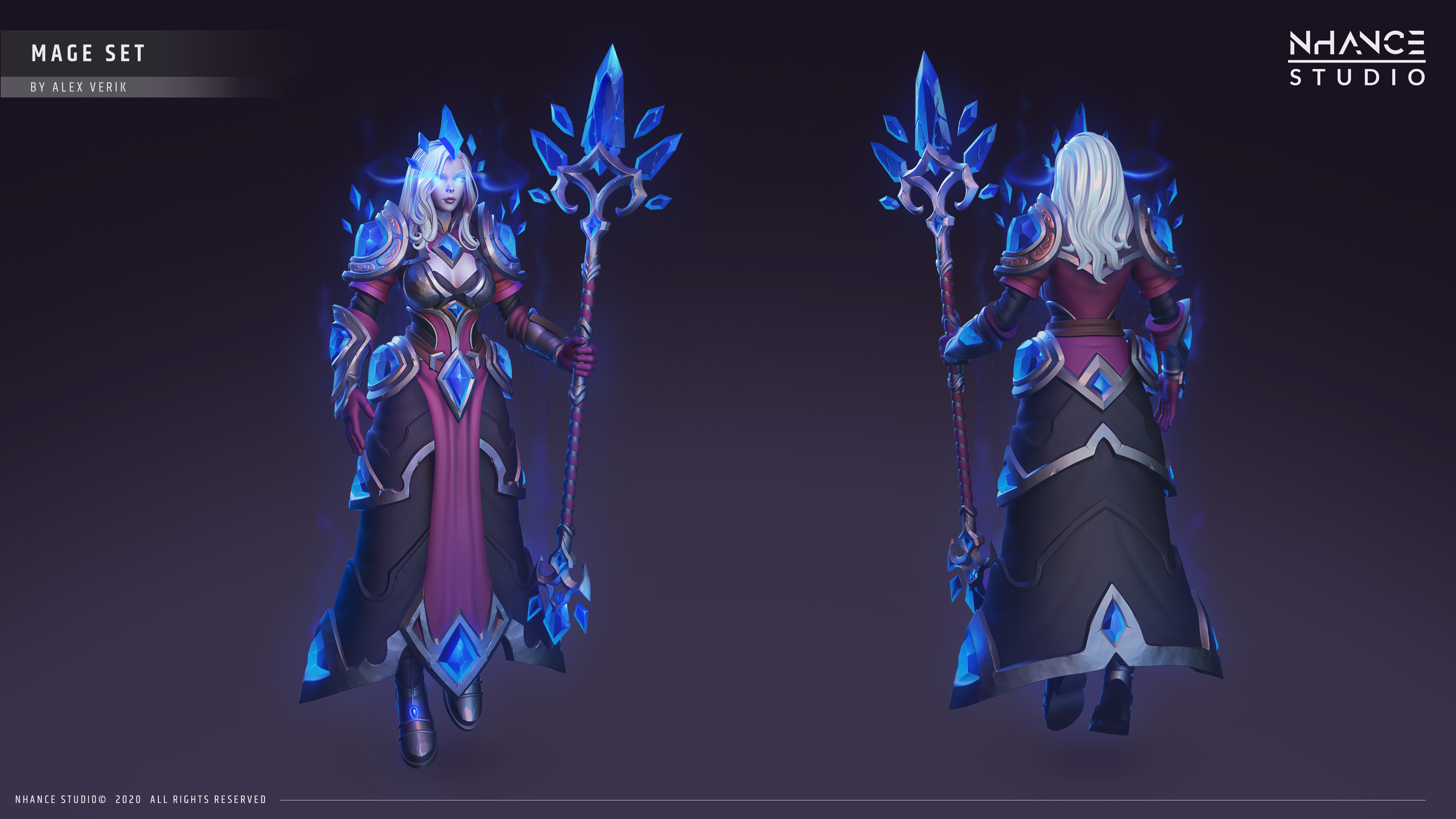 Alexander VerikArt - Crystal Mage Set