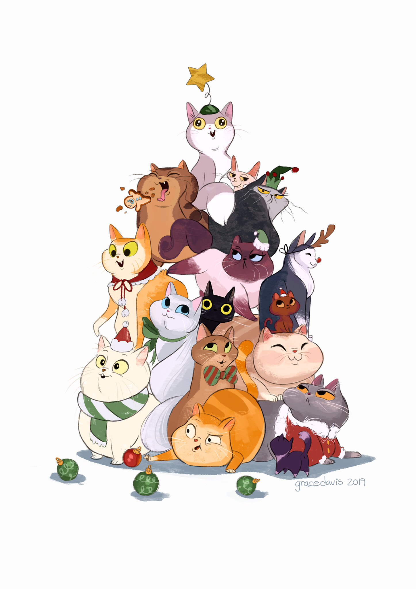 ArtStation - Meowy Christmas