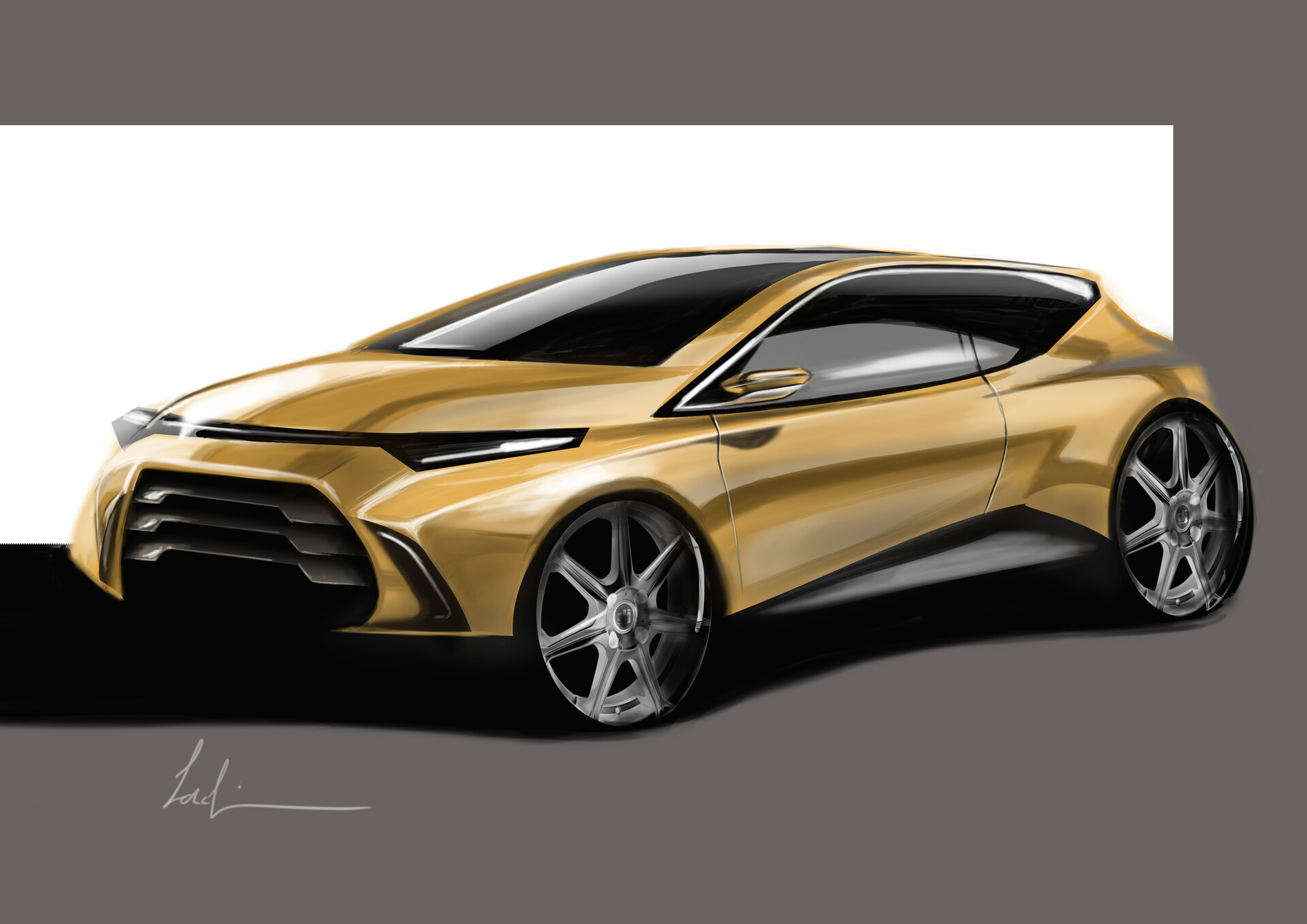 ArtStation - Car Sketch Practice (8.6)