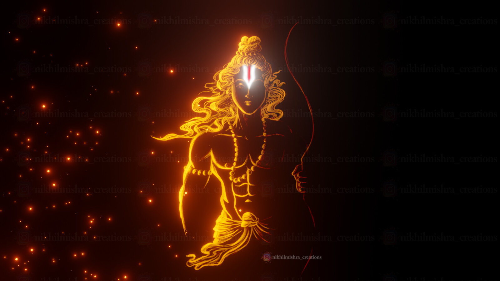 Shri Ram Ji Digital Painting Artwork Ram Navmi Specia - vrogue.co