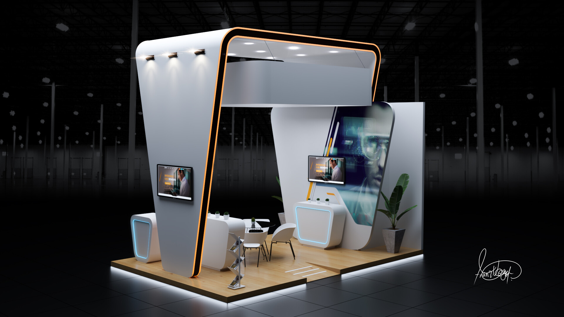 ArtStation - 3D Stand Lighting and Shading