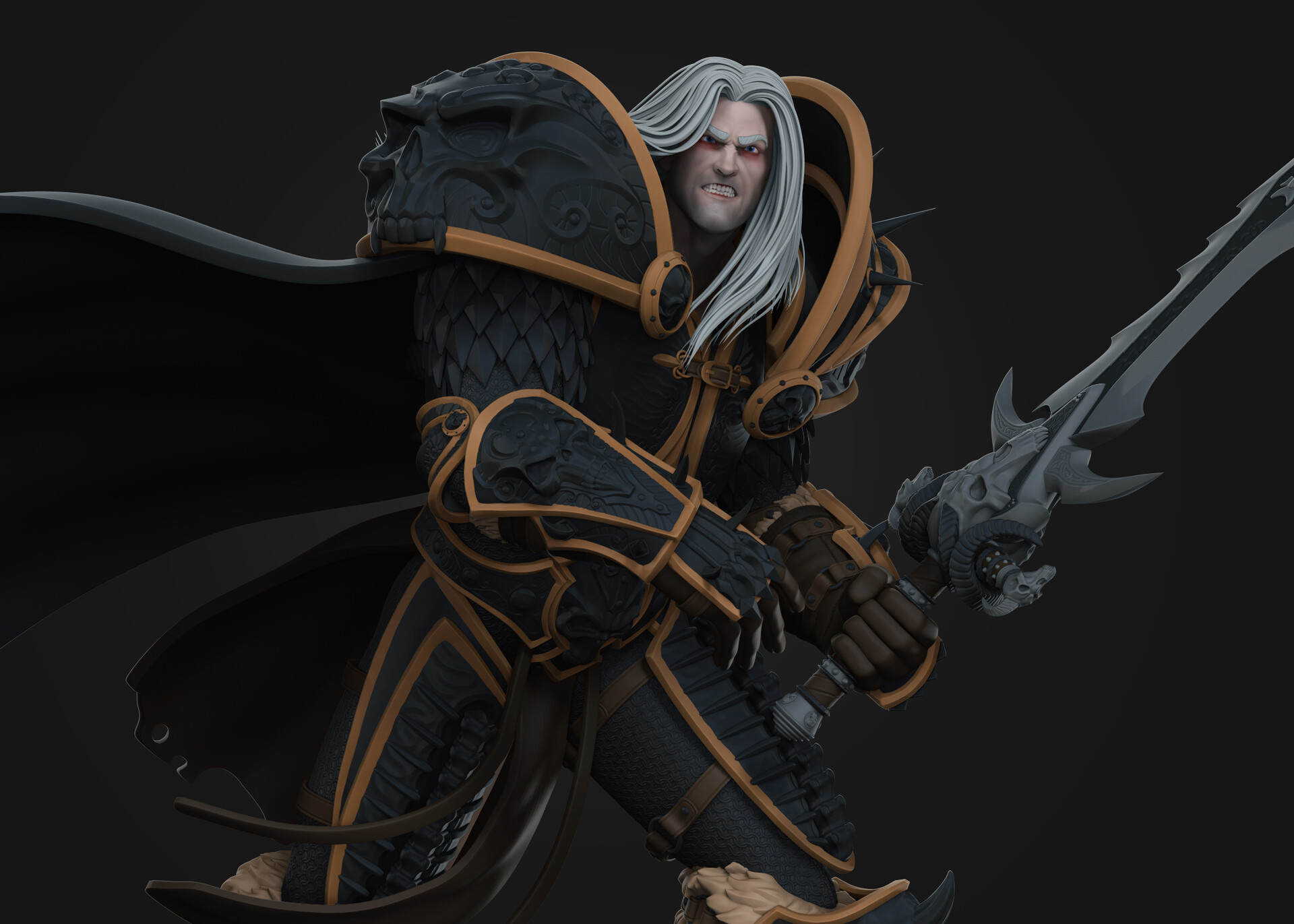 ArtStation - Arthas the lich king - Warcraft Fan art