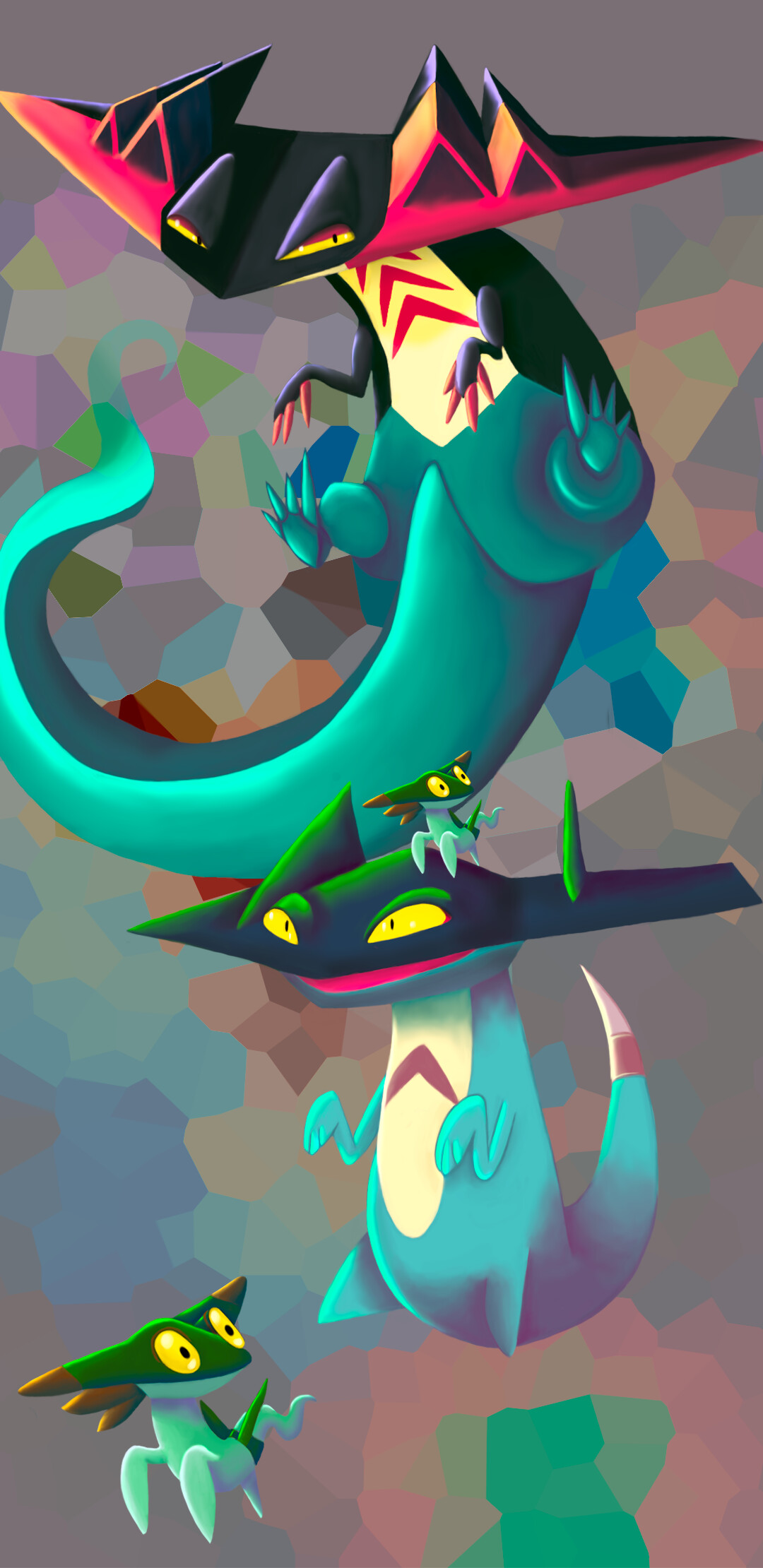 ArtStation - Dreepy, Drakloak & Dragapult.