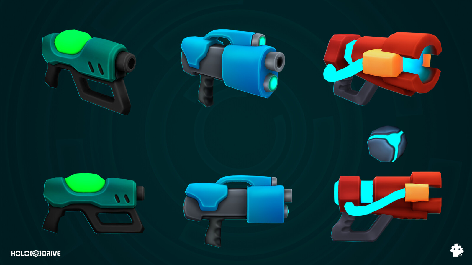 BitCake Studio - Holodrive - Weapons