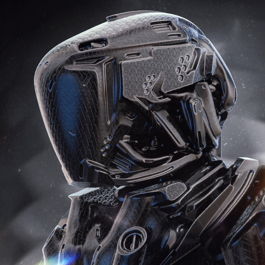 ArtStation - Mech bust concept