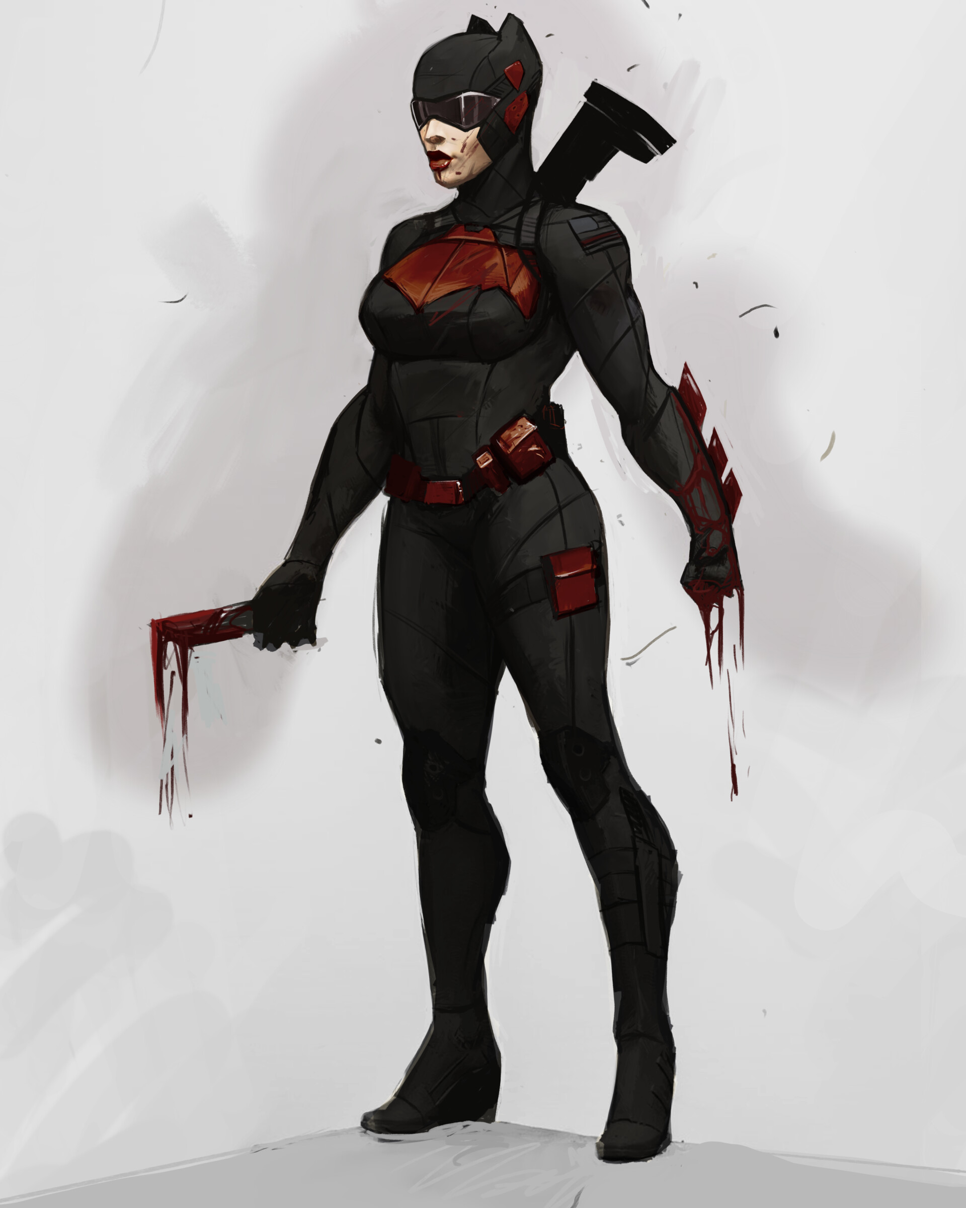 ArtStation - Nightmare Batwoman Concept