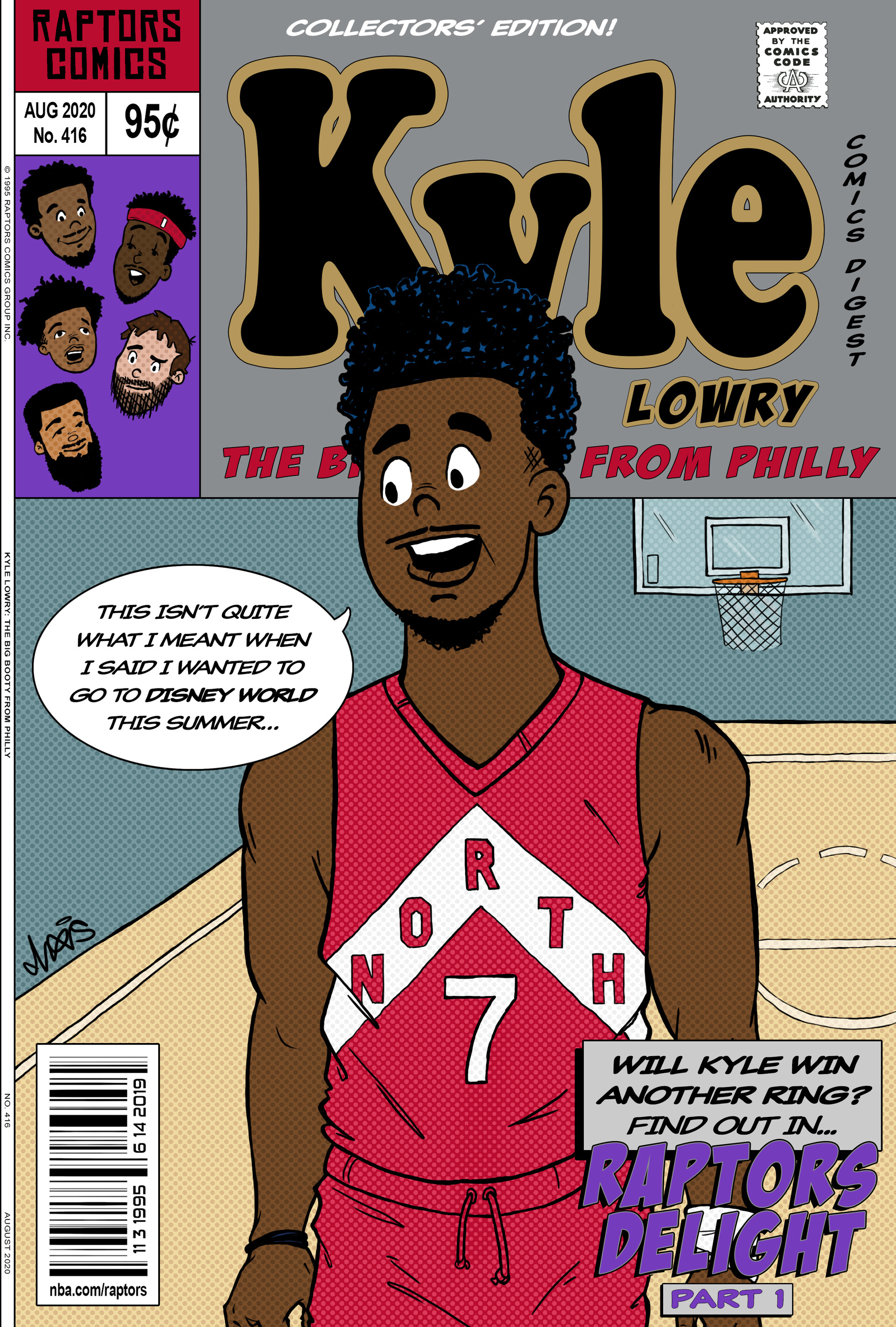 ArtStation - Kyle Lowry Comics Digest: 'Raptors Delight' Part 1